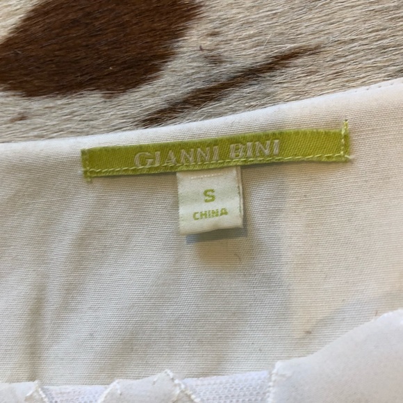 Gianni Bini | Dresses | Gianni Bini Yellow And White Dress | Poshmark